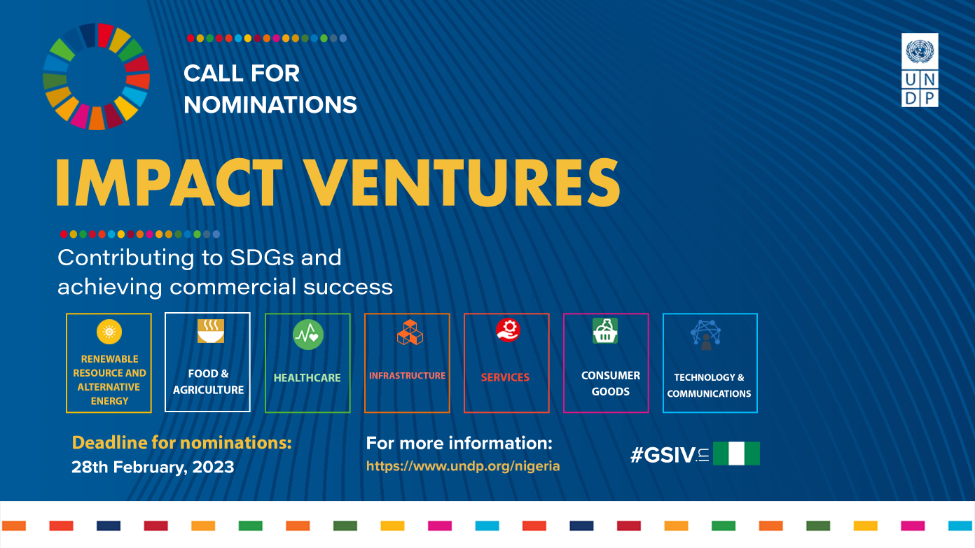 UNDP Growth Stage Impact Ventures (GSIV) for the SDG 2023 programme in ...